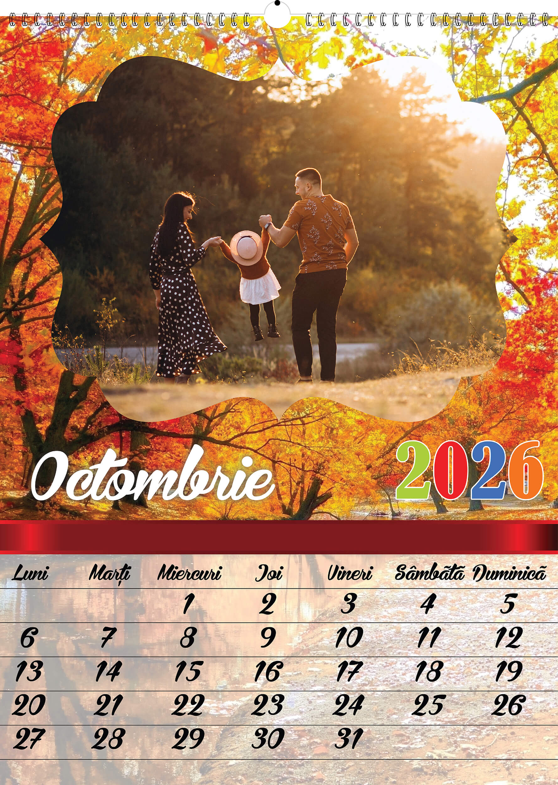Calendar personalizat de perete 2026 CAL P60 – BeStyle